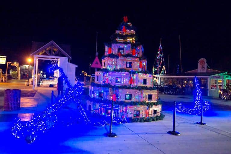 Bight Before Christmas Lighting of The Bight: Key West Harbor Walk of ...